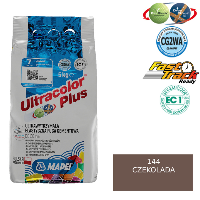 MAPEI ULTRACOLOR PLUS FUGA - 144 czekolada 5kg - Kup teraz! | MERA Sklep