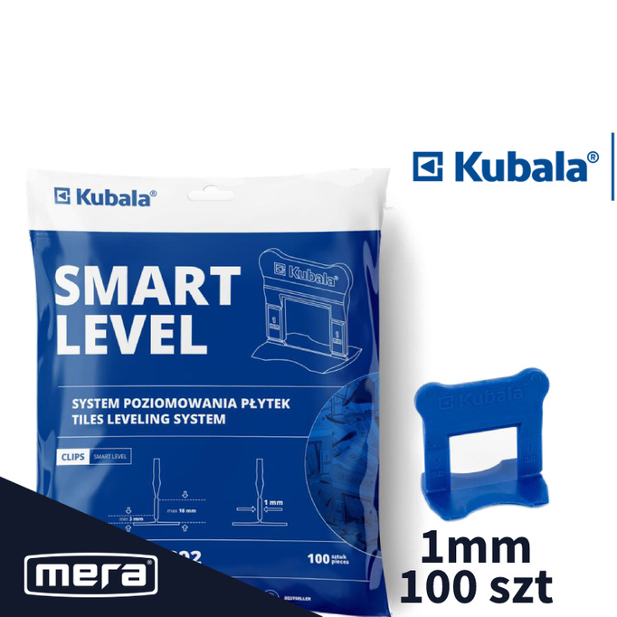 Kubala SMART LEVEL Klipsy 1mm do poziomowania płytek 100szt 1892 - Kup ...