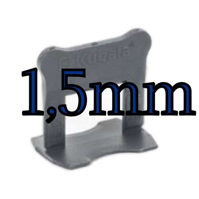 Kubala SMART LEVEL Klipsy 1,5mm do poziomowania płytek 100szt 1868 ...