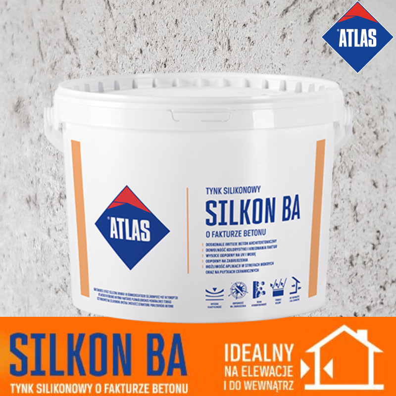 Silkon Ba Atlas - silikonová omítková základna s 20 kg betonovou ...