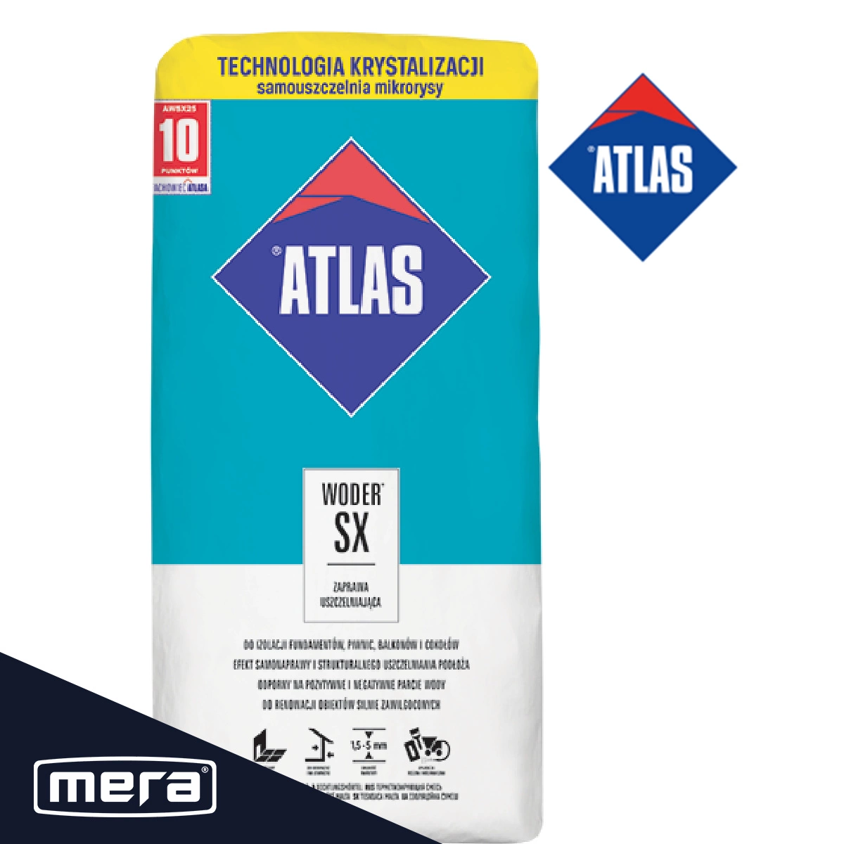 Atlas Woder SX Sealling Mortar 25kg - Koupit nyní! | MERA Shop