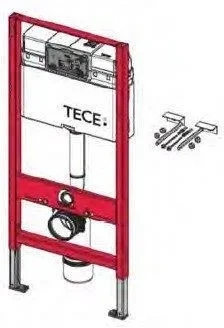 Zestaw stelaż podtynkowy TECE Base WC 9.400.407 + profil wzmocnień stalowych TECE 9.380.300 ...
