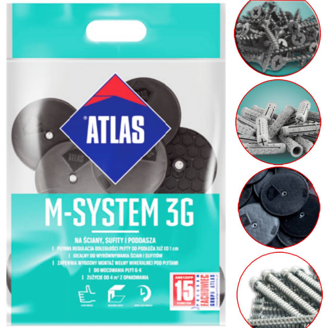 ATLAS M-SYSTEM 3G M8/FI 6,5 L100 od 1cm do 5 cm - Kup teraz! | MERA Sklep