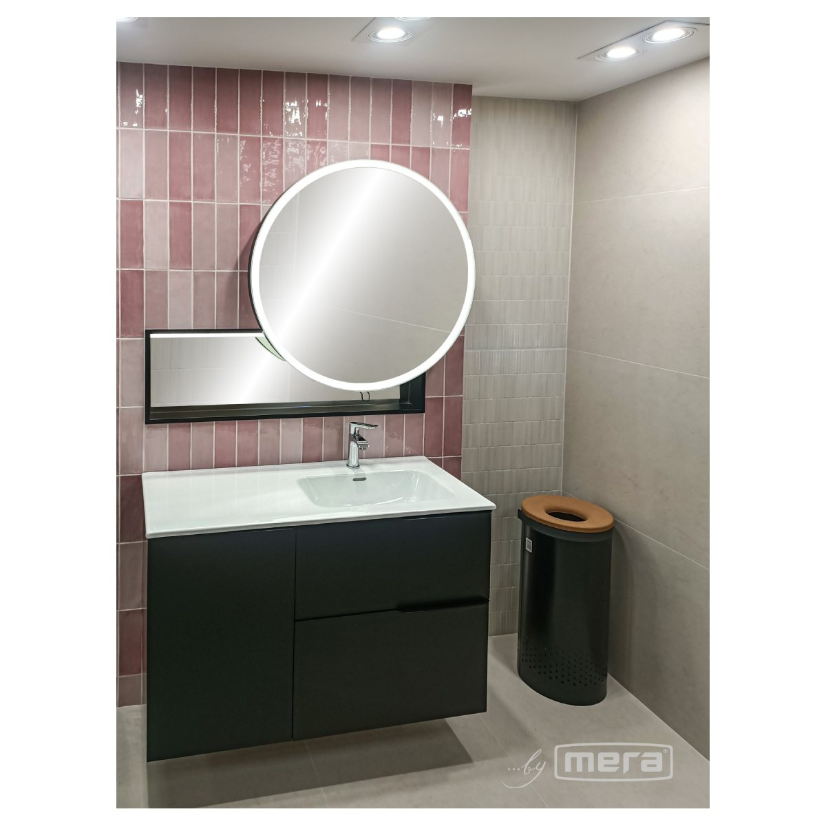 Płytka Dune Tabarca Rosa ścienna połysk 7,5x23 imitacja cegły różowy ...